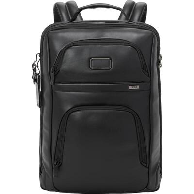 TUMI/途明Alpha4男士经典升级商务皮质双肩背包