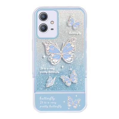 vivoy33s手机壳闪粉蝴蝶