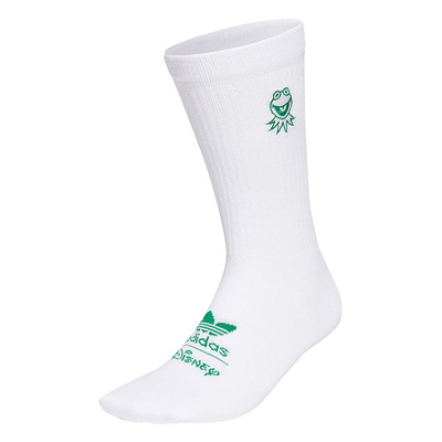 Adidas/阿迪达斯正品当季三叶草男女中筒迪士尼联名运动袜 H61963
