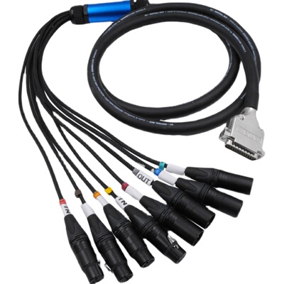 DB25线AES/EDU数字信号线APOGEE 解码器多通25芯转卡农苏默SOMMER