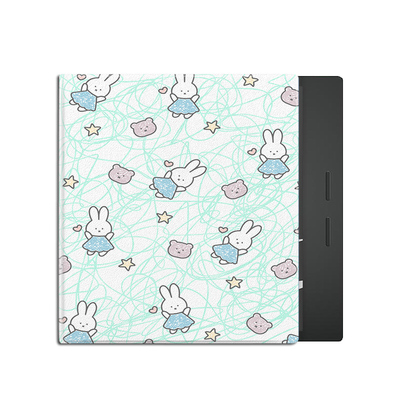 适用文石leaf5涂鸦兔子3卡通poke6可爱5s小白马p6阅读器tab8c磁吸NoteX5S闺蜜Air4C电子书BOOX保护套电纸书壳