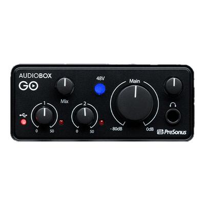 普瑞声纳PreSonus AudioBox GO二进二出USB音频接口直播K歌声卡