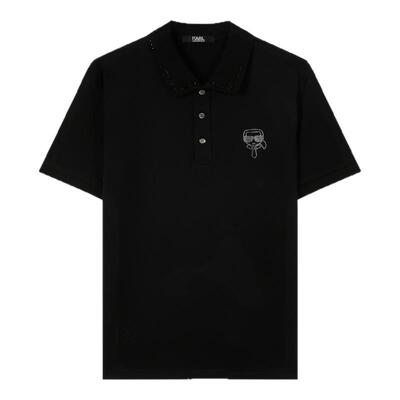 KARL LAGERFELD运动绅士短袖POLO衫2026年夏季新品老佛爷男装潮牌