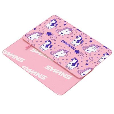 swans儿童游泳浴巾速干吸水温泉