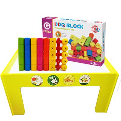 儿童吸铁石拼搭玩具磁力片积木