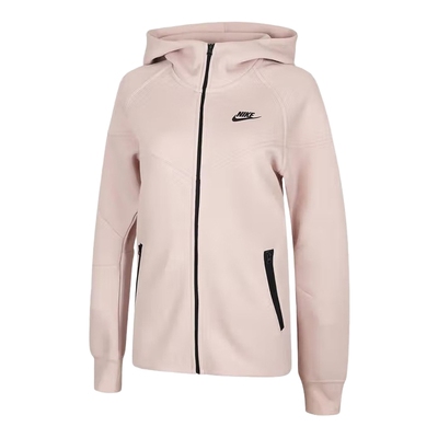 NIKE耐克女子外套冬新款户外休闲训练针织连帽运动夹克FB8339-667