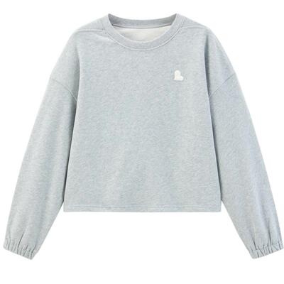 【商场同款】乐町心动系列百搭设计感结构分割短款卫衣C2CRE4204