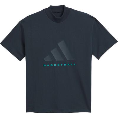 阿迪达斯男女同款印花短袖T恤