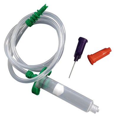 工业点胶筒点胶机配件美式塑料针筒3/5/10/30/55CC适配器堵头针头