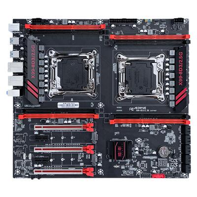 精粤X99全新双路主板双2.5G网口