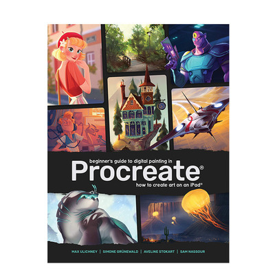 【现货】Procreate软件绘画教程书 Digital Painting数字数位美术Ipad绘图创作插画笔刷