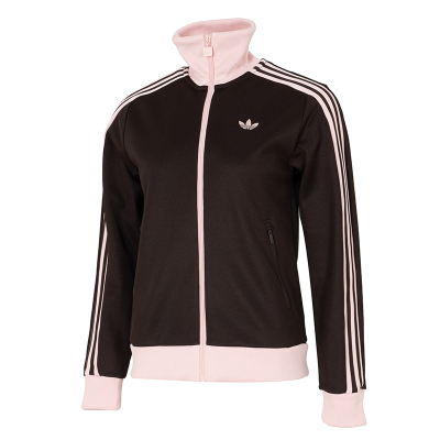 阿迪达斯三叶草立领外套女春季新款运动服高领开衫休闲夹克KD3742