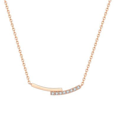 TFR 冰上芭蕾系列MINI项链18K金培育钻石轻奢小众项链