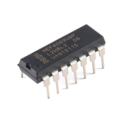 原装正品 HEF4069UBP,652 封装:DIP-14 6通道 3V至15V 反相器芯片