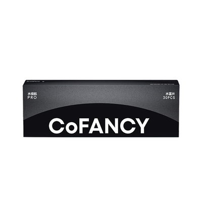 COFANCY可糖水续航透明隐形眼镜日抛30片近视水润水凝胶透氧