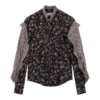 ISABEL MARANT ETOILE 碎花女士套头长袖衬衫衬衣银泰百货 301604