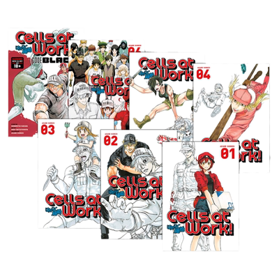 工作细胞1-7册漫画英文原版