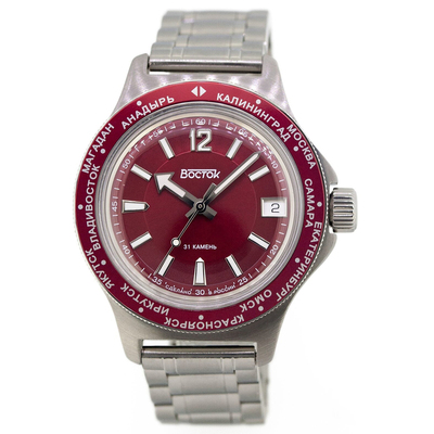 俄罗斯军表防水陶瓷圈防震机械