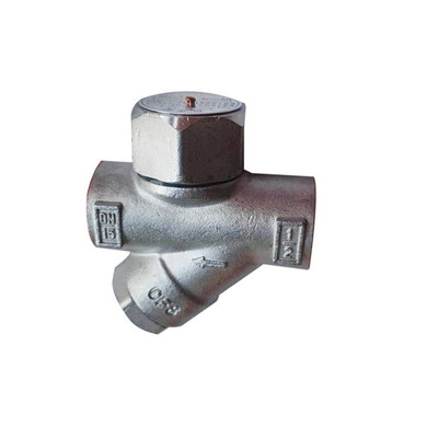 304不锈钢丝口热动力式Y型蒸汽