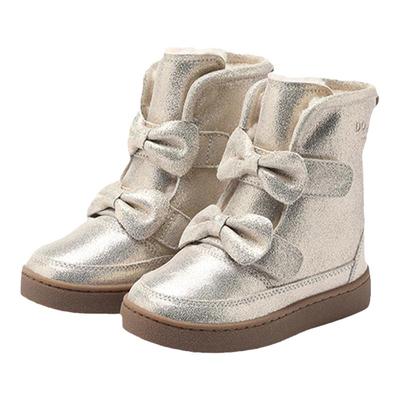 Donsje儿童蝴蝶结雪地靴