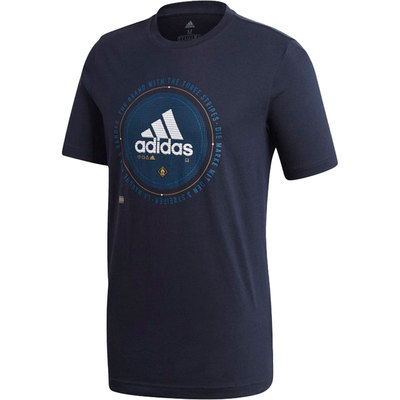 阿迪达斯男子休闲运动短袖T恤