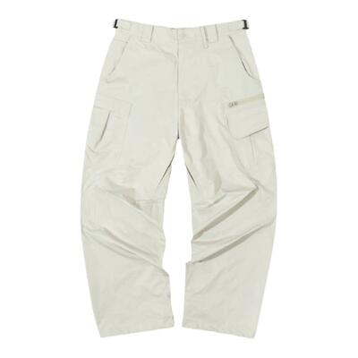 Halcyon 山系户外多口袋立体剪裁抽绳直筒裤男宽松休闲运动长裤