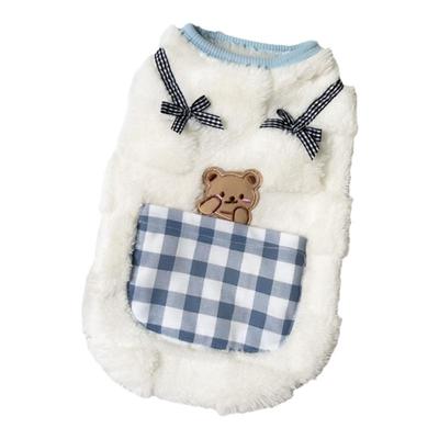 狗狗秋冬款小型犬防掉毛保暖背心