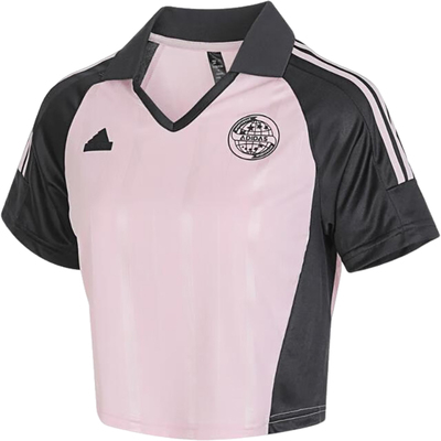 阿迪达斯女士运动翻领T恤