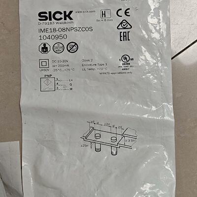 溢价-西克接近开关IME18-08NPSZC0S，订货号10409