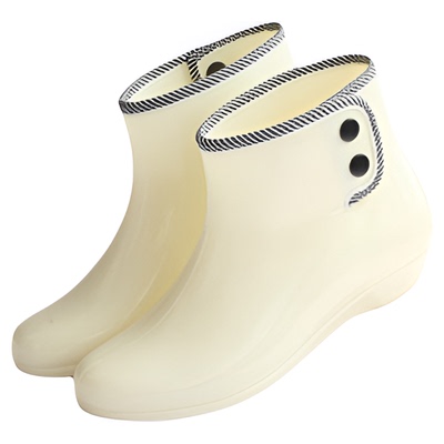 包邮春夏款韩版花园耐磨两用雨靴