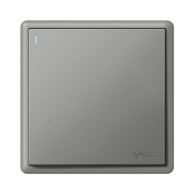 公牛按钮单控双联面板电灯开关