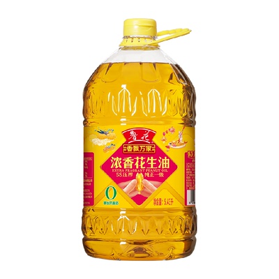 鲁花香飘万家花生油5.43L×1瓶