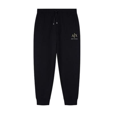 AX/阿玛尼男士锥形束脚刺绣卫裤
