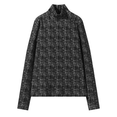 无计划长袖提花紧身打底