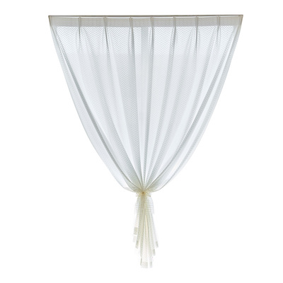 纱帘透光不透人窗帘挂钩式免打孔安装轨道一整套阳台飘窗2025新款