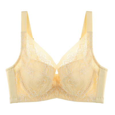爱黛大胸显小薄款性感蕾丝文胸