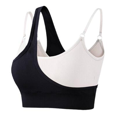 UTO运动文胸夏季跑步速干外穿瑜伽背心带胸垫Bra防震防下垂女
