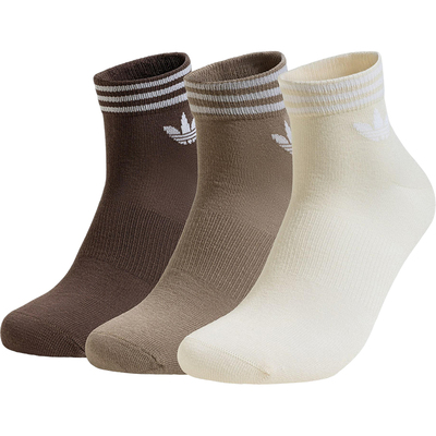 阿迪达斯男女中帮耐磨跑步袜