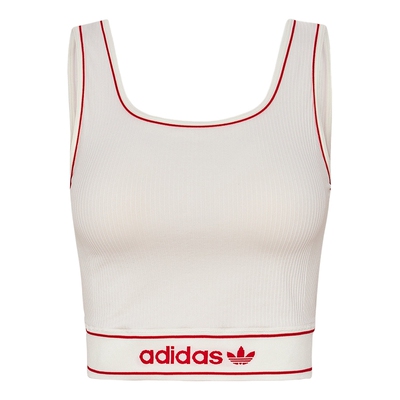 adidas阿迪达斯三叶草女带胸垫修身辣妹休闲运动背心胸衣 LF4591