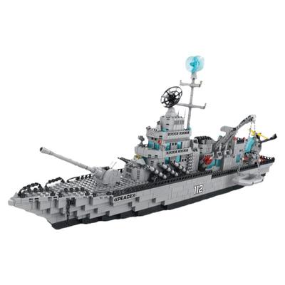 大型积木航空母舰福建舰拼装玩具男孩儿童益智军舰6-12岁教育