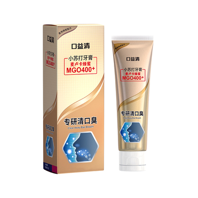 口益清薄荷清新口气牙膏