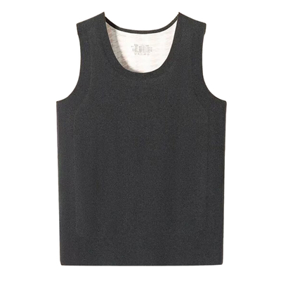 羊毛填充大贴片男士保暖背心冬季