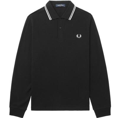 FREDPERRY长袖polo衫简约基础款