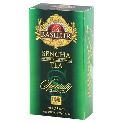 BASILUR宝锡兰经典日式煎茶简装25袋泡茶 斯里兰卡进口锡兰绿茶