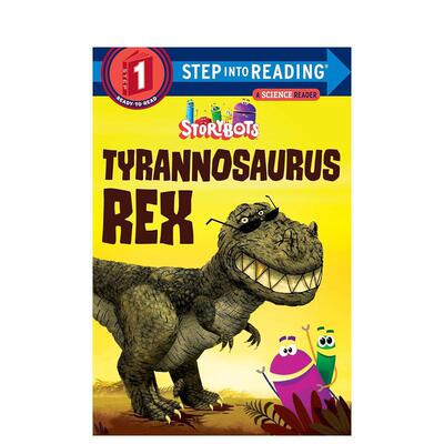 【预售】雷克斯霸王龙英文儿童分阶阅读进口原版书【Step Into Reading】Tyrannosaurus Rex平装6岁-9岁Jibjab Bros StudiosRand