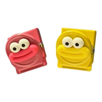 卡通香肠嘴可爱夹子磁吸冰箱封口洞洞板磁性留言便签夹子北欧ins