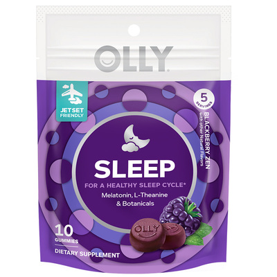 【天猫U先】OLLY褪黑素软糖安瓶非睡眠片软糖sleepwell10粒/袋