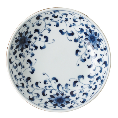 陶瓷拌菜日式和风圆形餐具汤盘