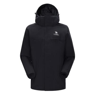 骆驼防风防水三合一抓绒