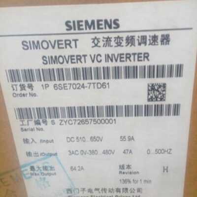 议价6SE7024-7ED61西门子交流调速变频器6SE7 024-7TD61 6SE70247